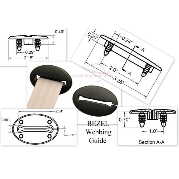 Seat Belt Webbing Guide | Seat Belt Accessories
